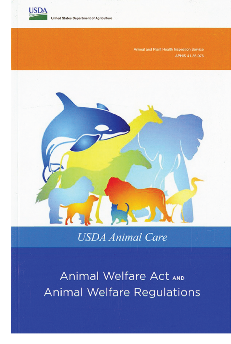 USDA Animal Welfare Act and Animal Welfare Regulations (2017) – Animal ...
