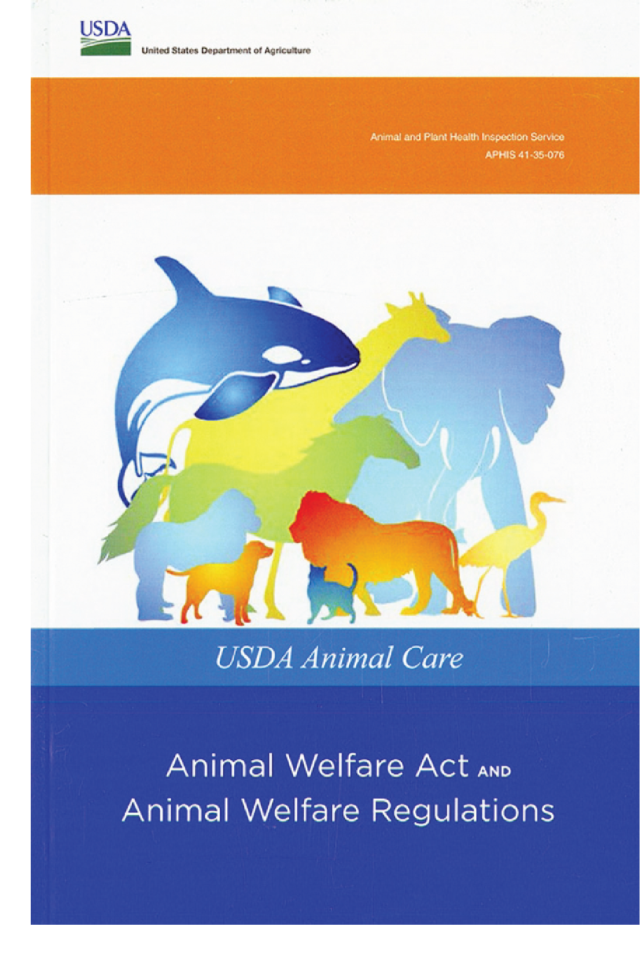 USDA Animal Welfare Act and Animal Welfare Regulations (2017) – Animal ...